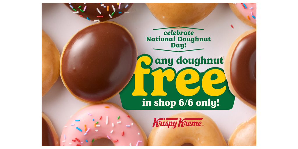 KRISPY KREME® Celebrates National Doughnut Day on Friday with $2 ...