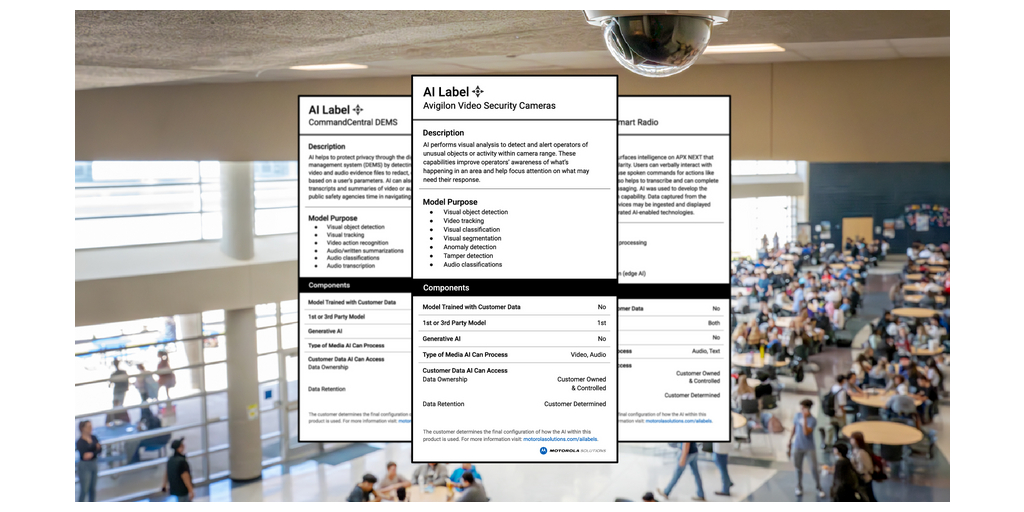 Motorola Solutions Introduces ‘AI Nutrition Labels,’ a First for Public ...