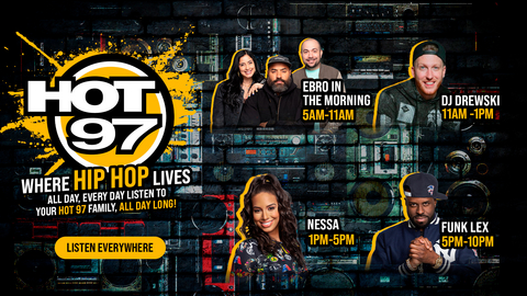 HOT 97 Brings the Hottest Voices in Hip Hop On-Air All Day, Every Day