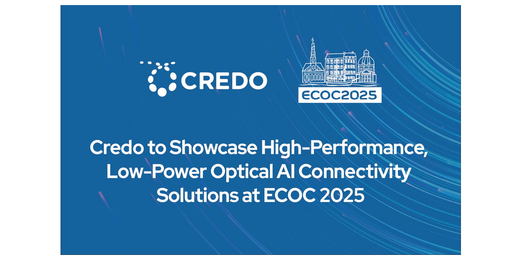 Credo to Showcase High-Performance, Low-Power Optical AI Connectivity ...