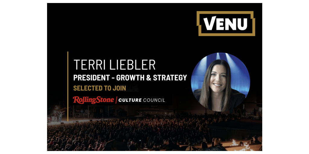 VENU’s Terri Liebler Selected to Join the Exclusive Rolling Stone ...
