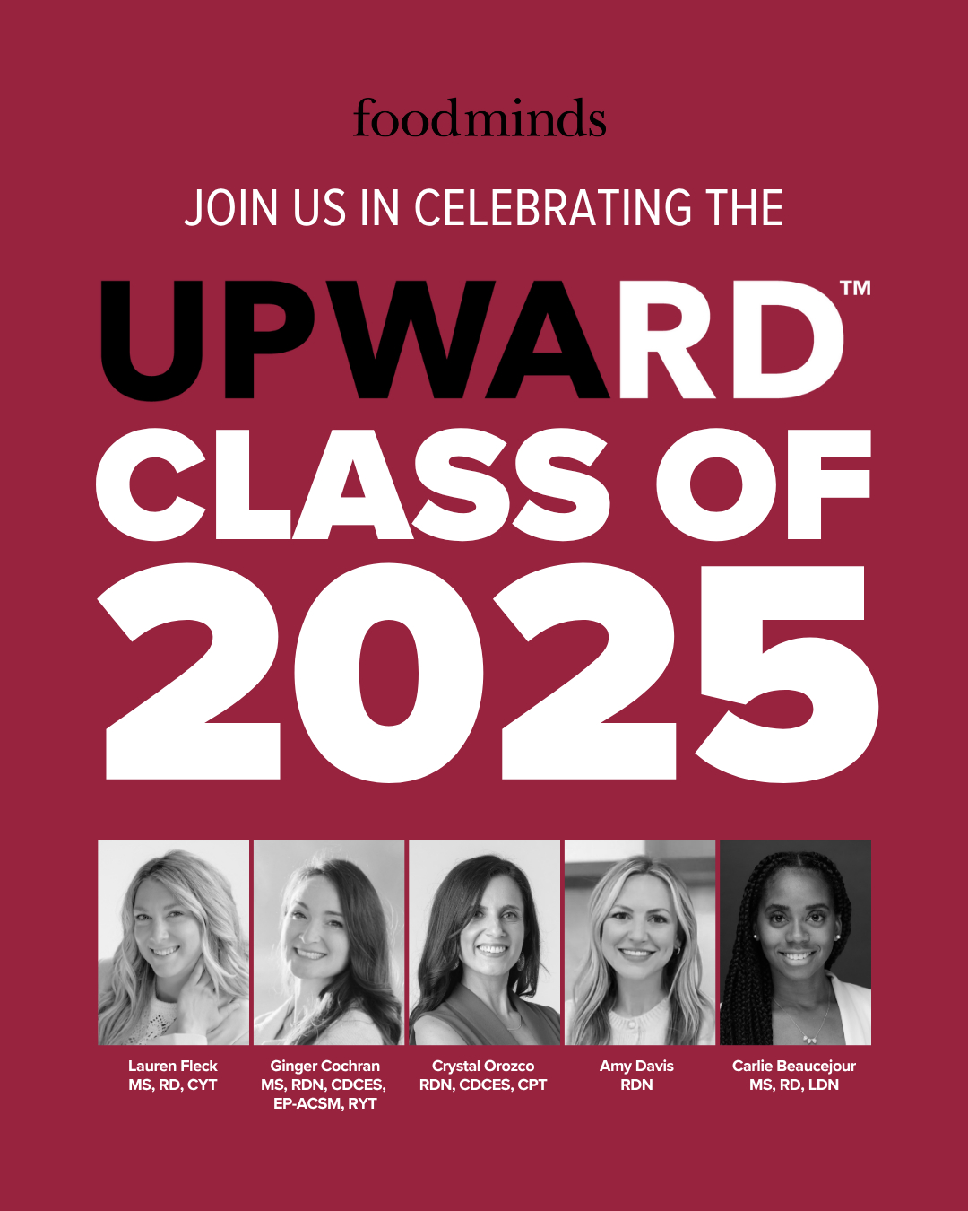 FoodMinds Announces upwaRD™ Class of 2025
