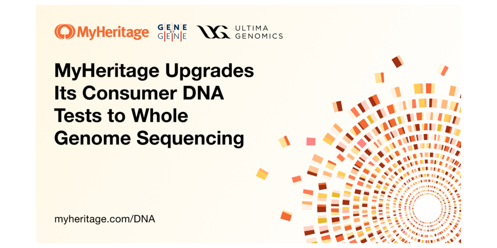 MyHeritage Upgrades Its Consumer DNA Tests to Whole Genome Sequencing