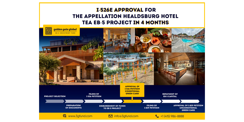 USCIS Approves Appellation Healdsburg Hotel EB-5 Petition in Record ...