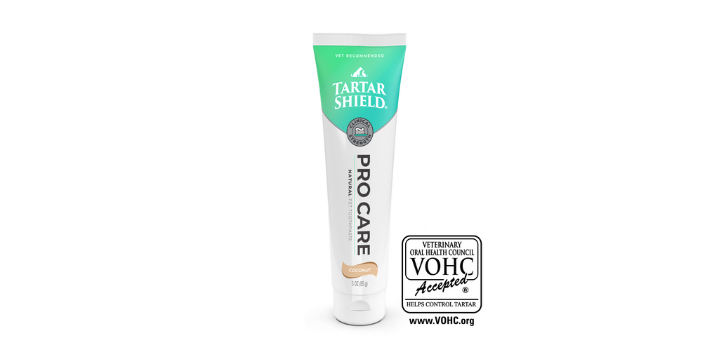 Tartar Shield® Natural Pet Toothpaste Granted VOHC® Seal of Acceptance
