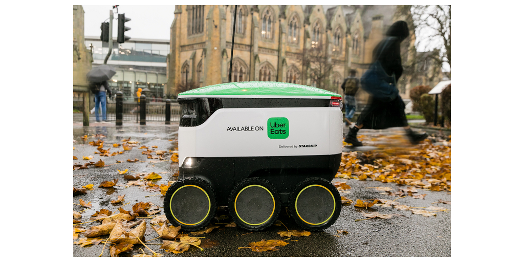 Starship Technologies and Uber Eats Launch Autonomous Delivery Partnership