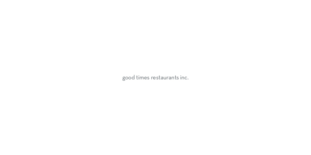 Good Times Restaurants to Release Results on December 23, 2025 for the ...