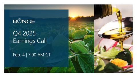 Bunge Schedules Fourth Quarter 2025 Earnings Release and Conference ...