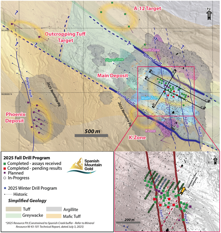 Spanish Mountain Gold Drilling Intersects 133.57 Metres Grading 1.35 g ...