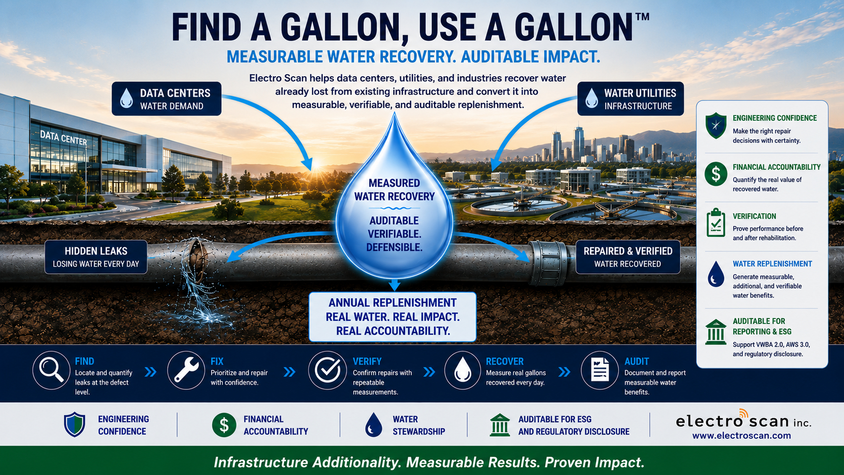 Electro Scan Inc. Joins Alliance for Water Stewardship (AWS)