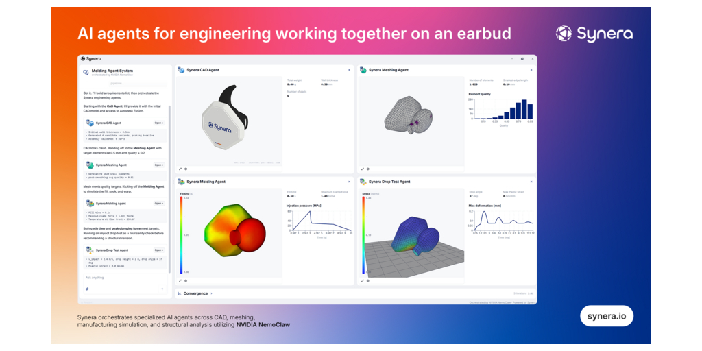 Synera Advances AI Agents for Design and Engineering Simulation with NVIDIA