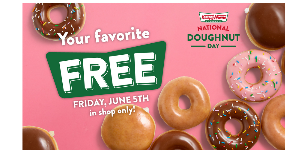 KRISPY KREME® Celebrates National Doughnut Day this Friday with FREE ...