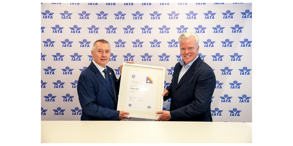 Porter Airlines Joins International Air Transport Association