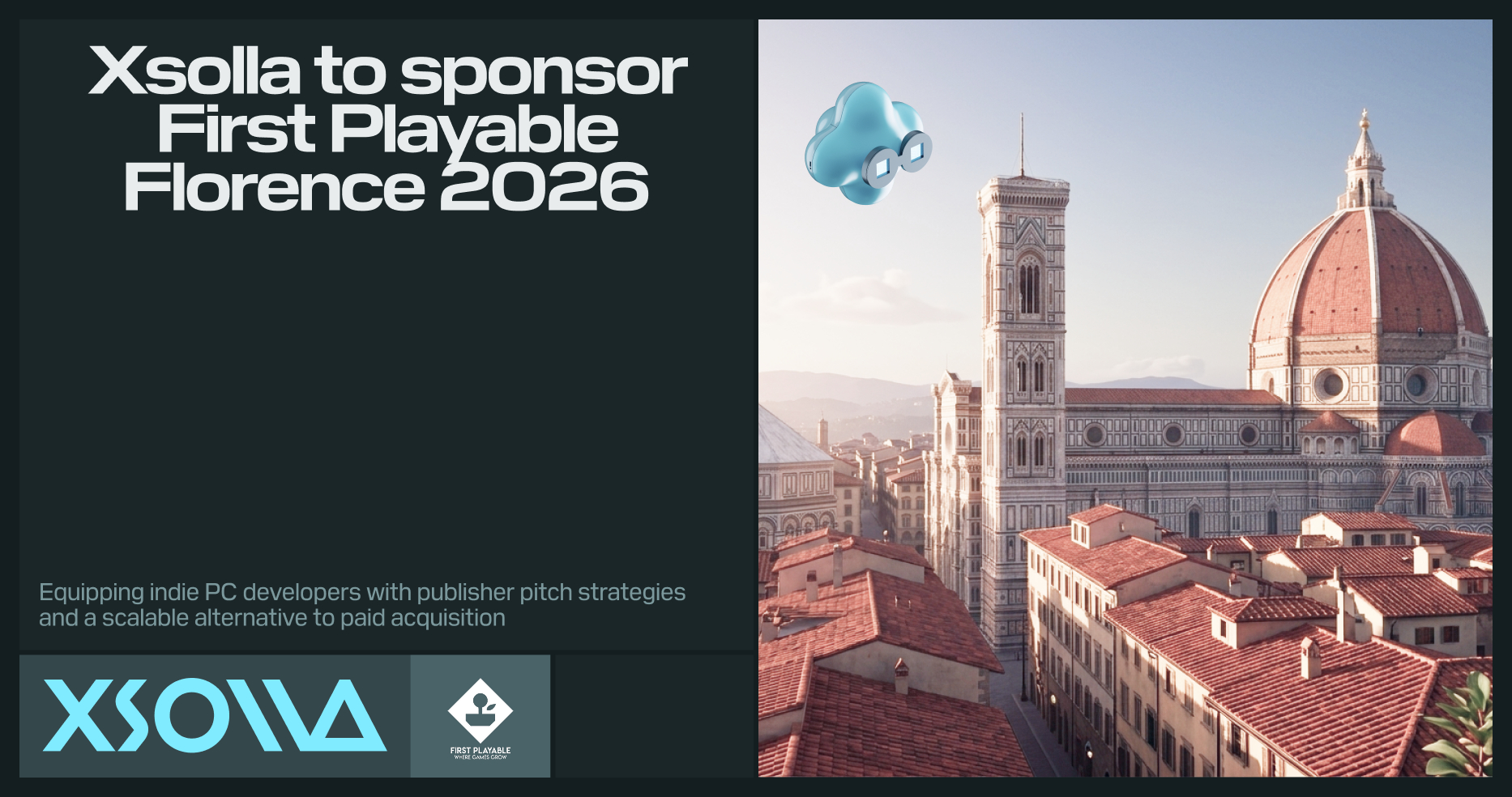 Xsolla to Sponsor First Playable Florence 2026, Equipping Indie PC ...