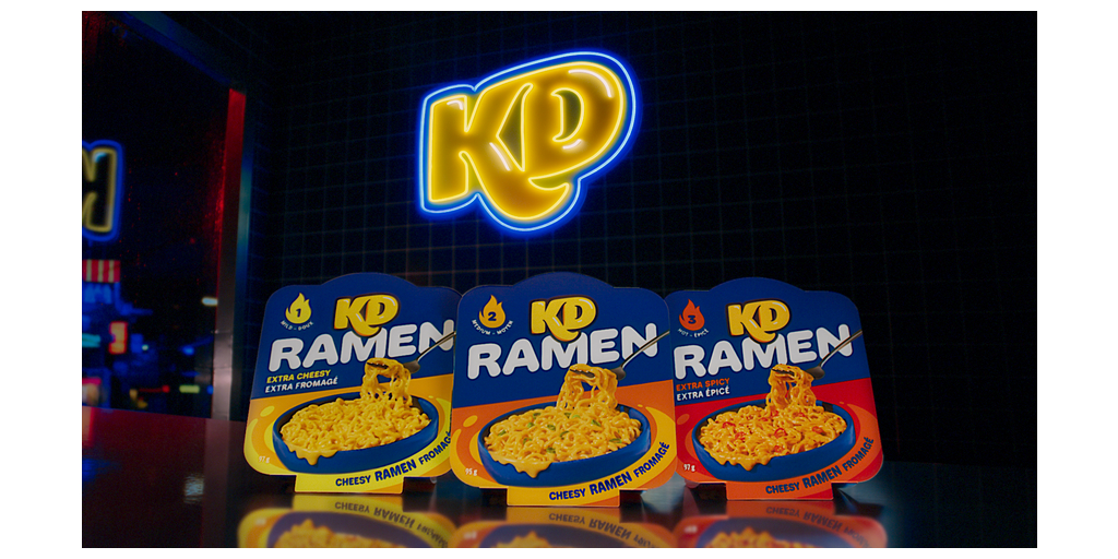 Kraft Dinner Expands Beyond Mac n’ Cheese with All-New KD Ramen Lineup